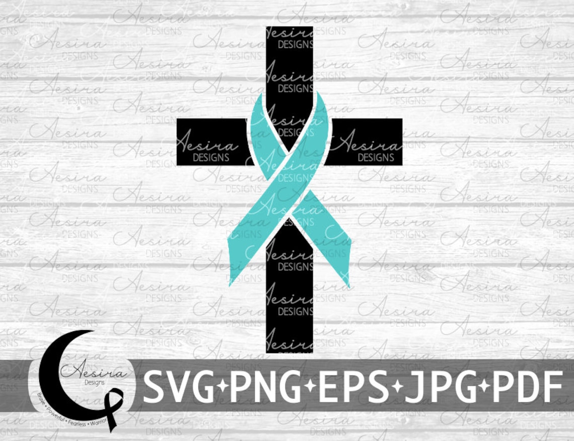 Addiction Recovery Cross Ribbon SVG, Addiction Recovery Awareness ...