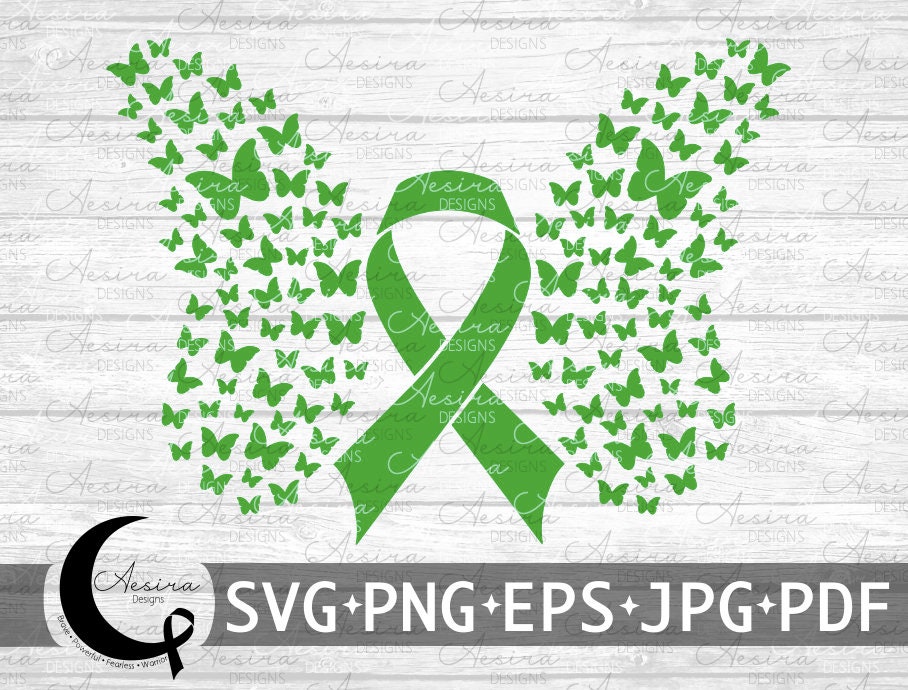 Cerebral Palsy Butterfly Ribbon SVG, Cerebral Palsy Awareness, Cerebral ...