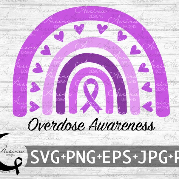 Overdose Awareness Svg - Etsy