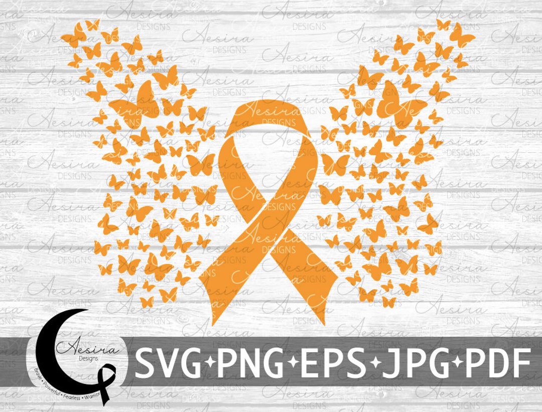 COPD Butterfly Ribbon Svg, COPD Awareness Ribbon, COPD Support Squad ...