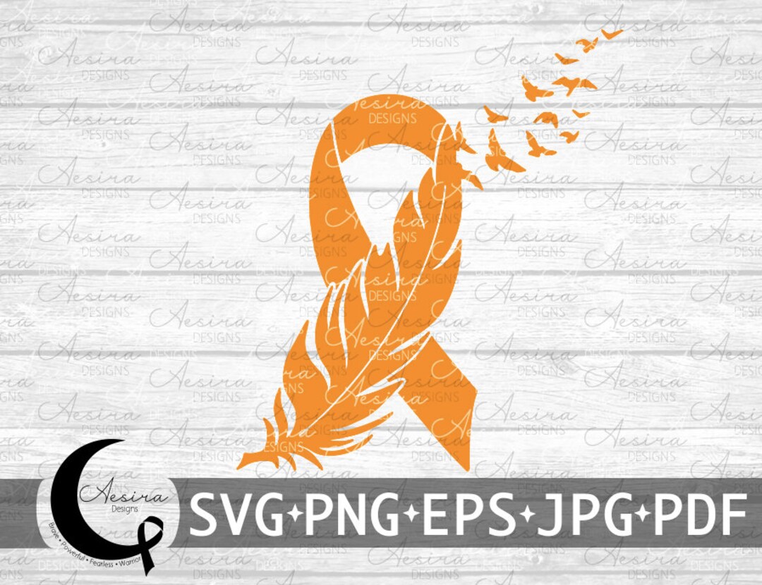 ADHD Feather Ribbon SVG, Adhd Awareness, Adhd Support Squad, Adhd Faith ...