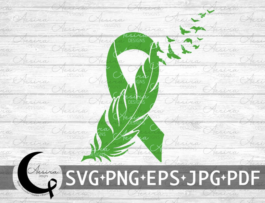 Gastroparesis Feather Ribbon Svg, Gastroparesis Awareness Ribbon ...