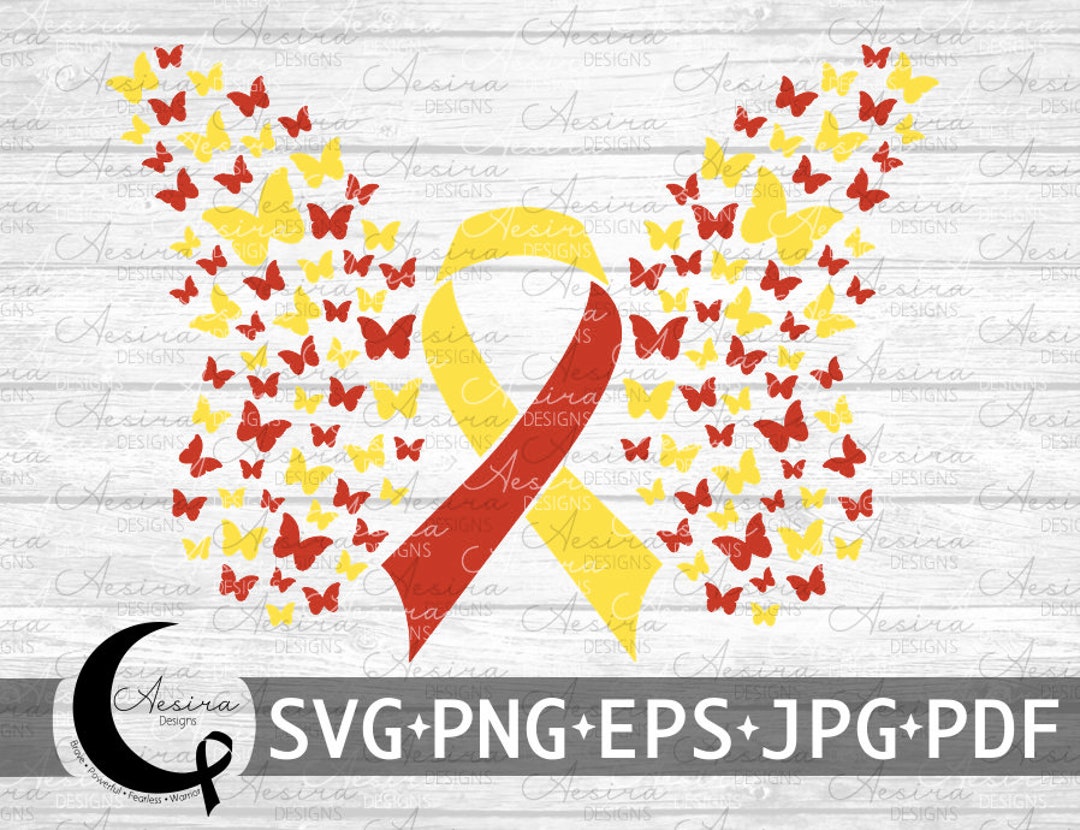 Hepatitis C Butterfly Ribbon Svg, Hepatitis C Awareness Ribbon ...