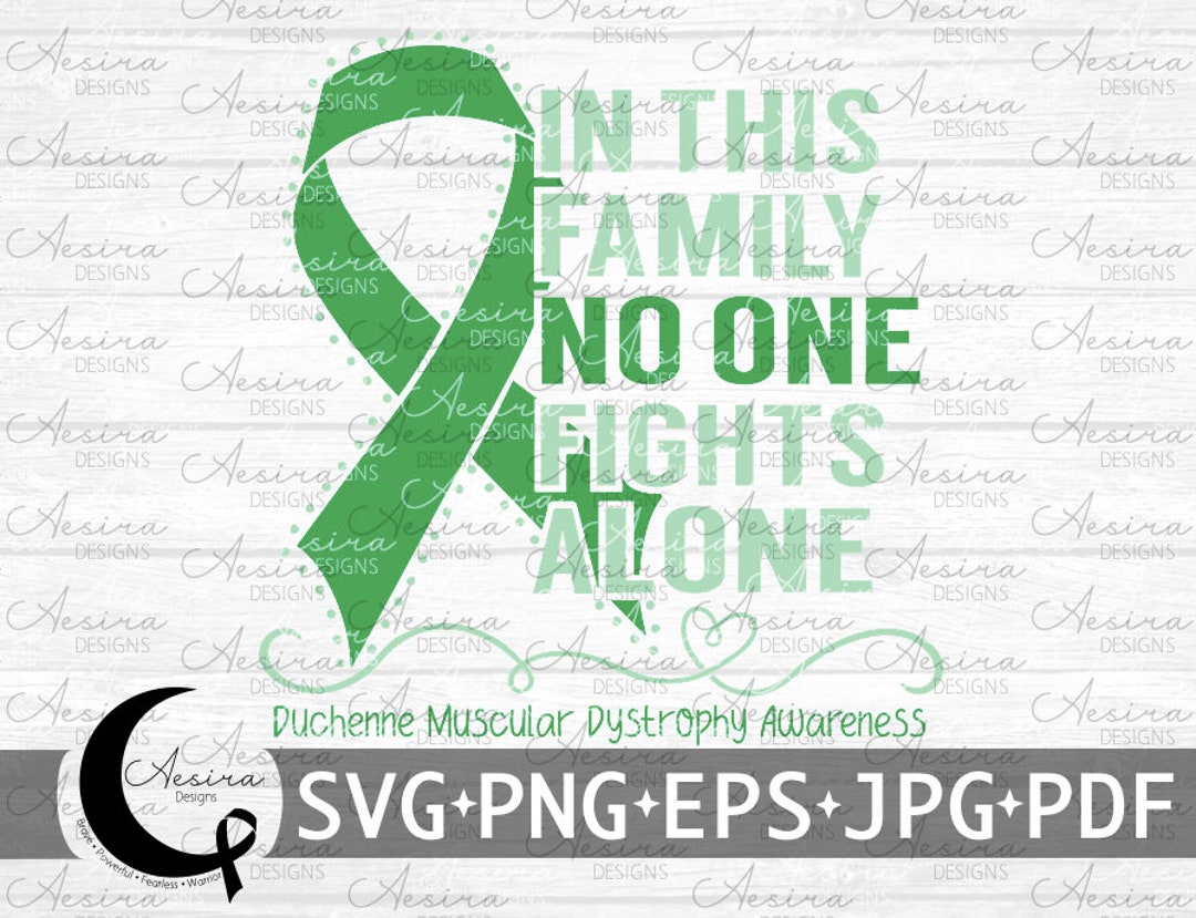 Duchenne Muscular Dystrophy in This Family No One Fights Alone Ribbon ...