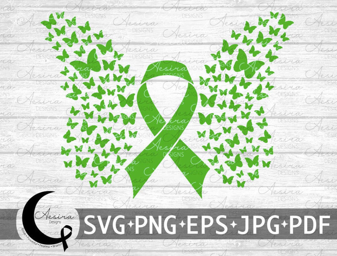 Celiac Disease Butterfly Wings Ribbon SVG, Celiac Disease Awareness ...