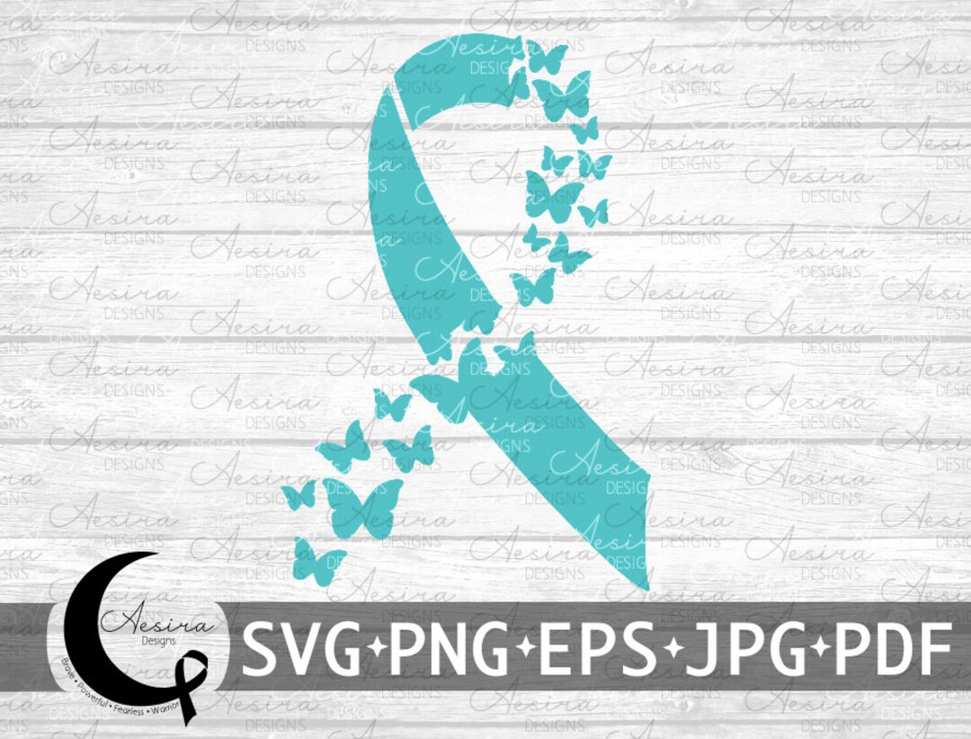 Scleroderma Butterfly Ribbon Svg, Scleroderma Awareness Ribbon ...