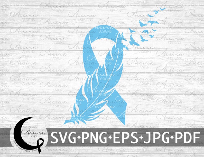 Behcet's Disease Feather Ribbon SVG, Behcet's Syndrome Awareness Ribbon ...