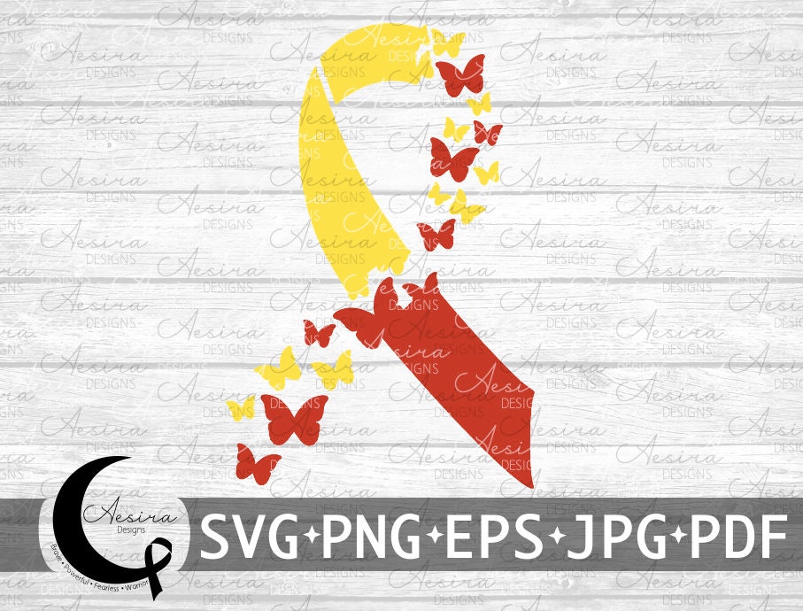Hepatitis C Butterfly Ribbon Svg, Hepatitis C Awareness Ribbon ...