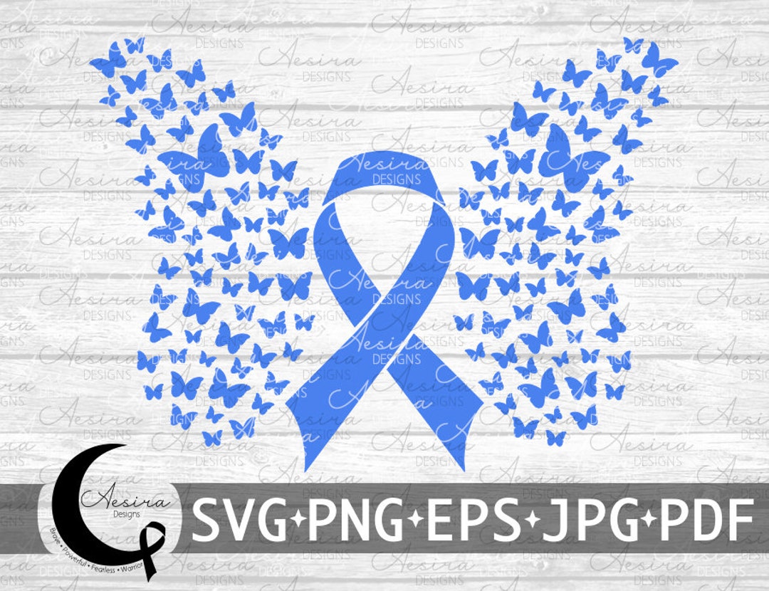Huntington's Disease Butterfly Ribbon Svg, Huntington's Disease ...
