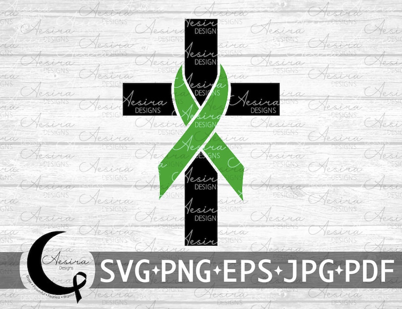 Bipolar Disorder Cross Ribbon SVG, Bipolar Awareness Ribbon, Bipolar ...