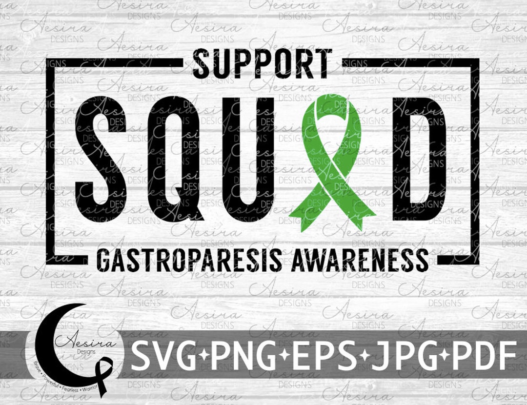 Gastroparesis Support Squad Ribbon Svg, Gastroparesis Awareness Ribbon ...