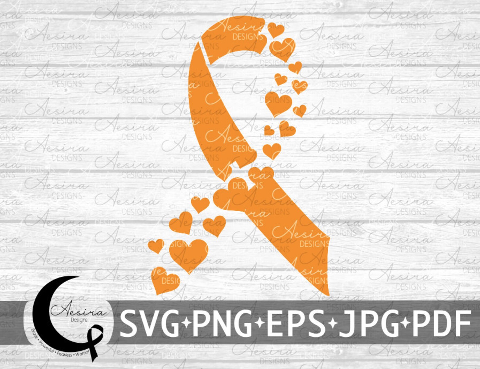 ADHD Heart Ribbon SVG, Adhd Awareness, Adhd Support Squad, Adhd Fighter ...