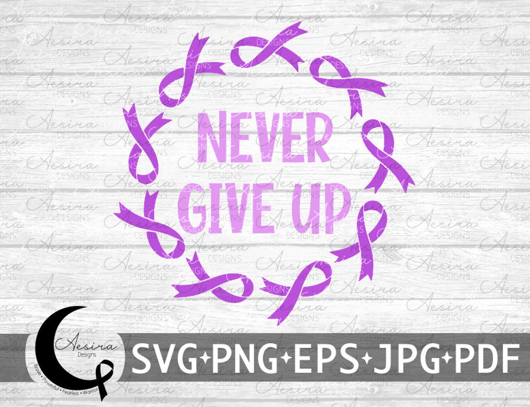 Overdose Never Give up Ribbon Svg, Overdose Awareness Ribbon, Overdose ...