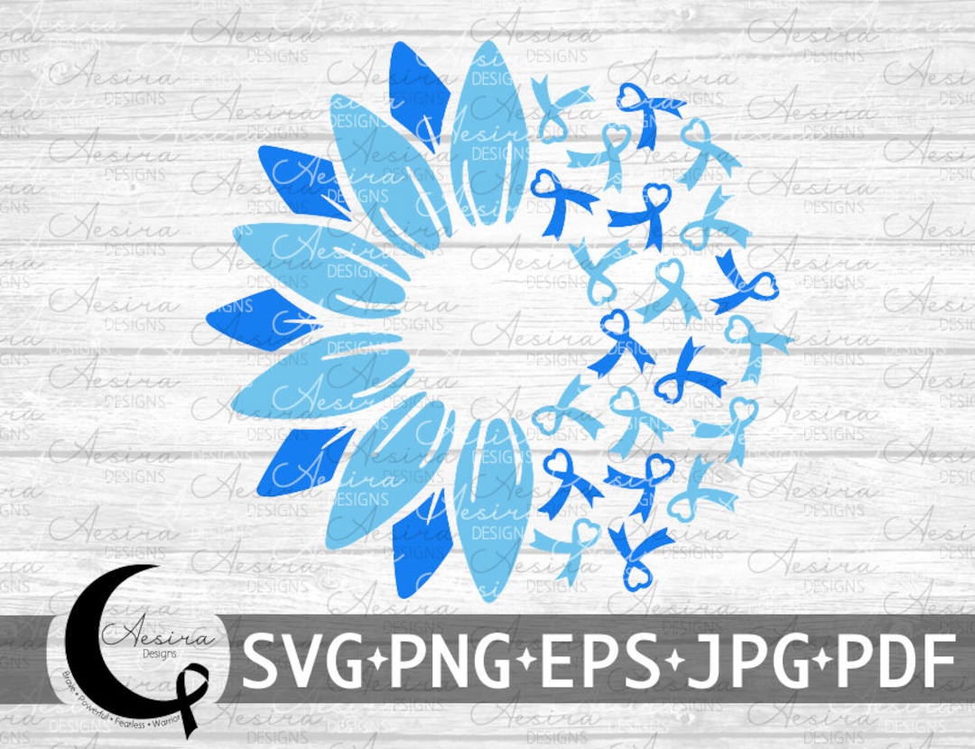 Hydrocephalus Sunflower Ribbon Svg, Hydrocephalus Awareness Ribbon ...