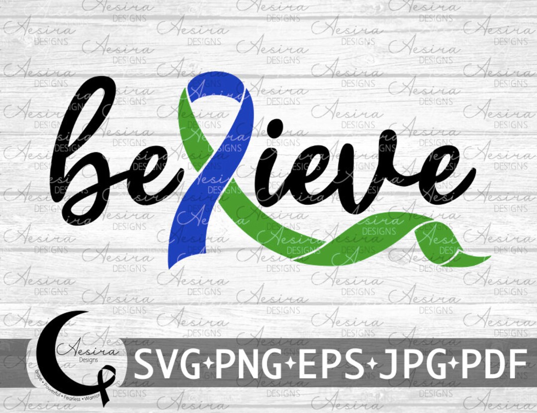 Idiopathic Intracranial Hypertension Believe Ribbon, IIH Awareness ...