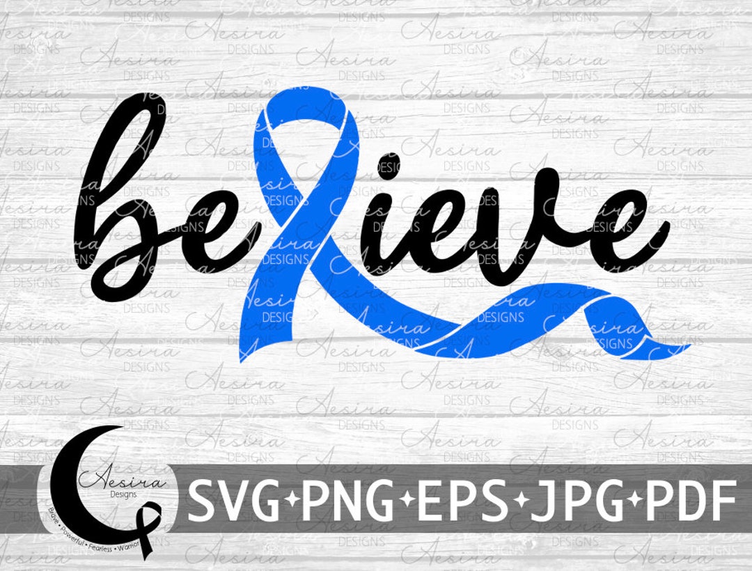 Phenylketonuria Believe Ribbon Svg, Phenylketonuria Awareness Ribbon ...