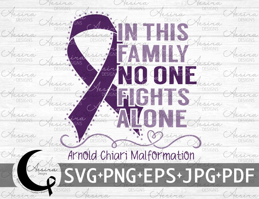 Arnold Chiari Malformation in This Family No One Fights Alone Ribbon ...