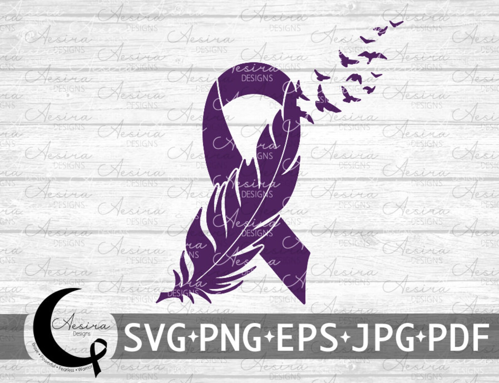 Arnold Chiari Malformation Feather Ribbon SVG, Chiari Malformation ...