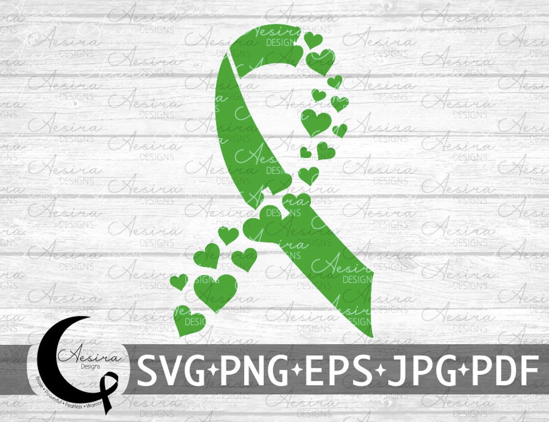 Gastroparesis Heart Ribbon Svg, Gastroparesis Awareness Ribbon ...