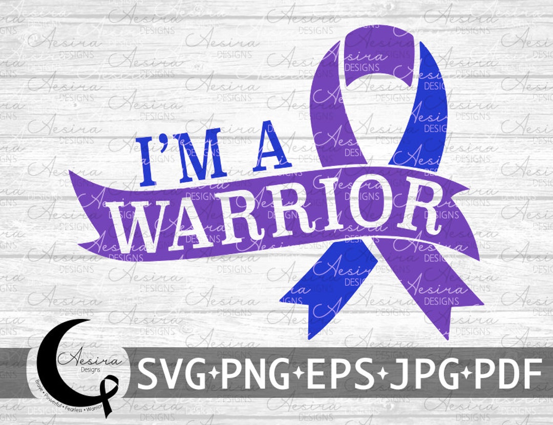 Rheumatoid Arthritis I'm A Warrior Ribbon Svg, Rheumatoid Arthritis ...