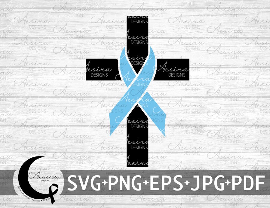 Addison's Disease Cross Ribbon SVG, Addison's Disease Awareness ...