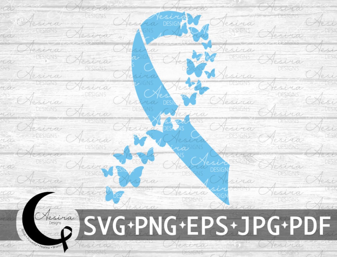 Addison's Disease Butterfly Ribbon SVG, Addison's Disease Awareness ...