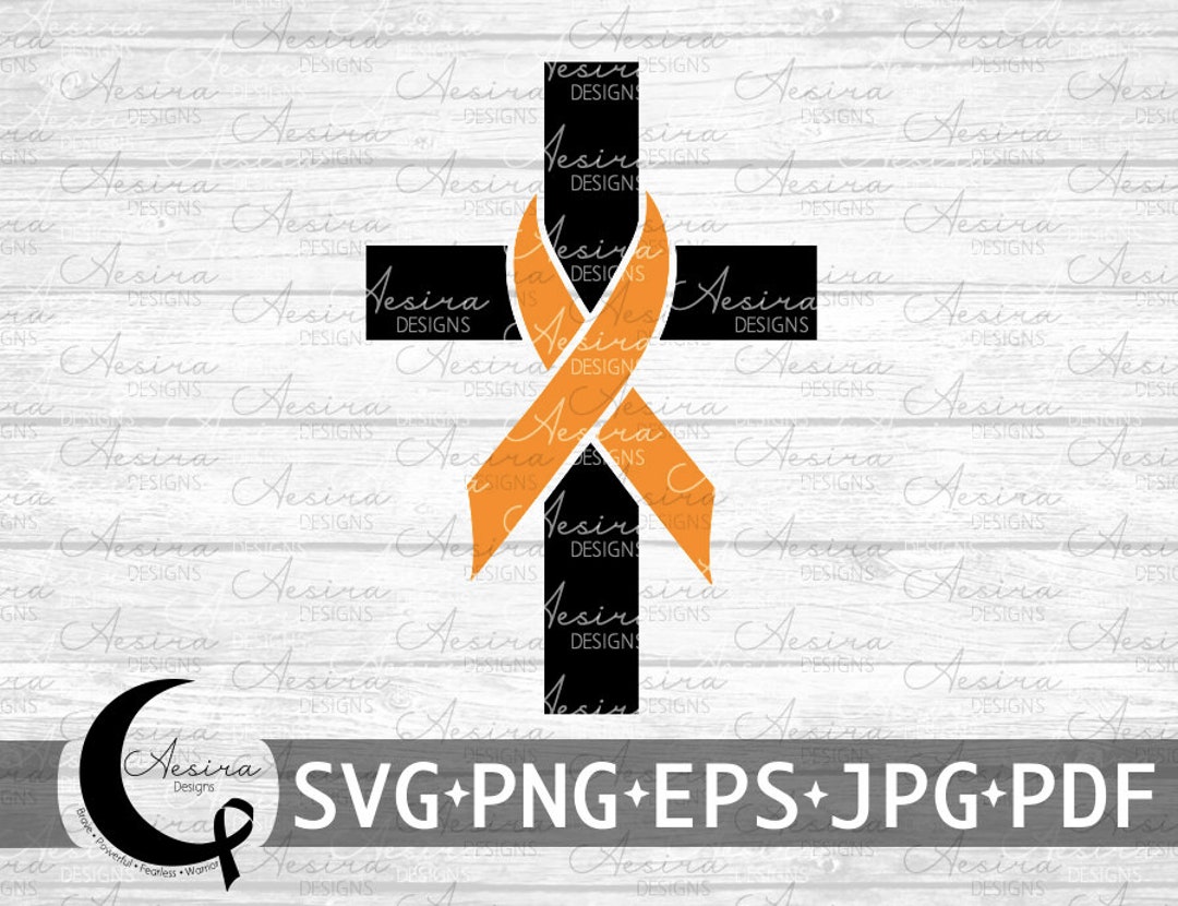 ADHD Cross Ribbon SVG Adhd Awareness Adhd Support Squad - Etsy