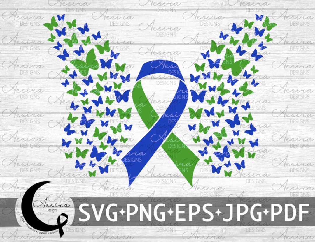 Idiopathic Intracranial Hypertension Butterfly Ribbon, IIH Awareness ...