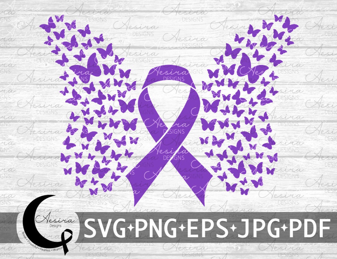 Idiopathic Thrombocytopenic Purpura Butterfly Ribbon, ITP Awareness ...