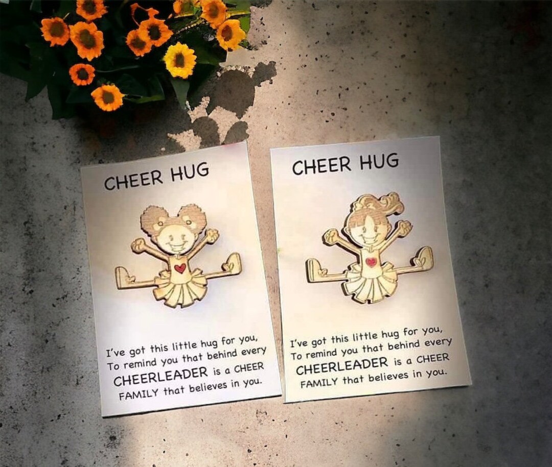 Cheer Hug Pins - Etsy