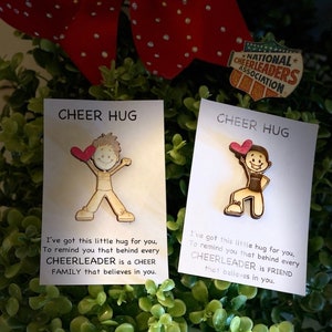 Cheer Hug Pins - Etsy