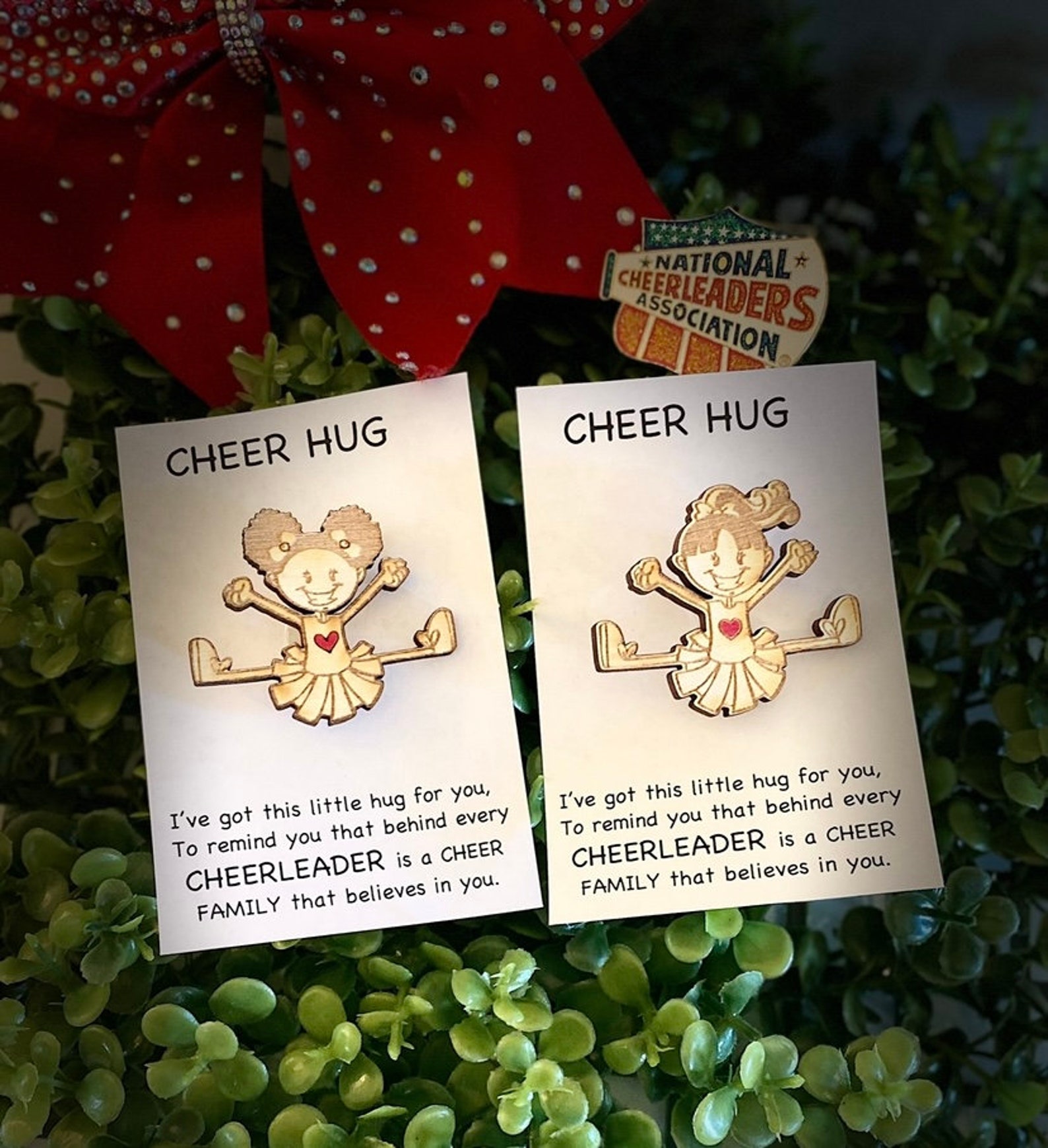 Cheer Hug Pins - Etsy
