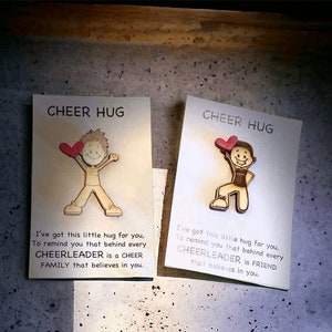 Cheer Hug Pins - Etsy