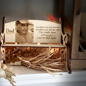 Memorial Wooden Mini Bench - Etsy