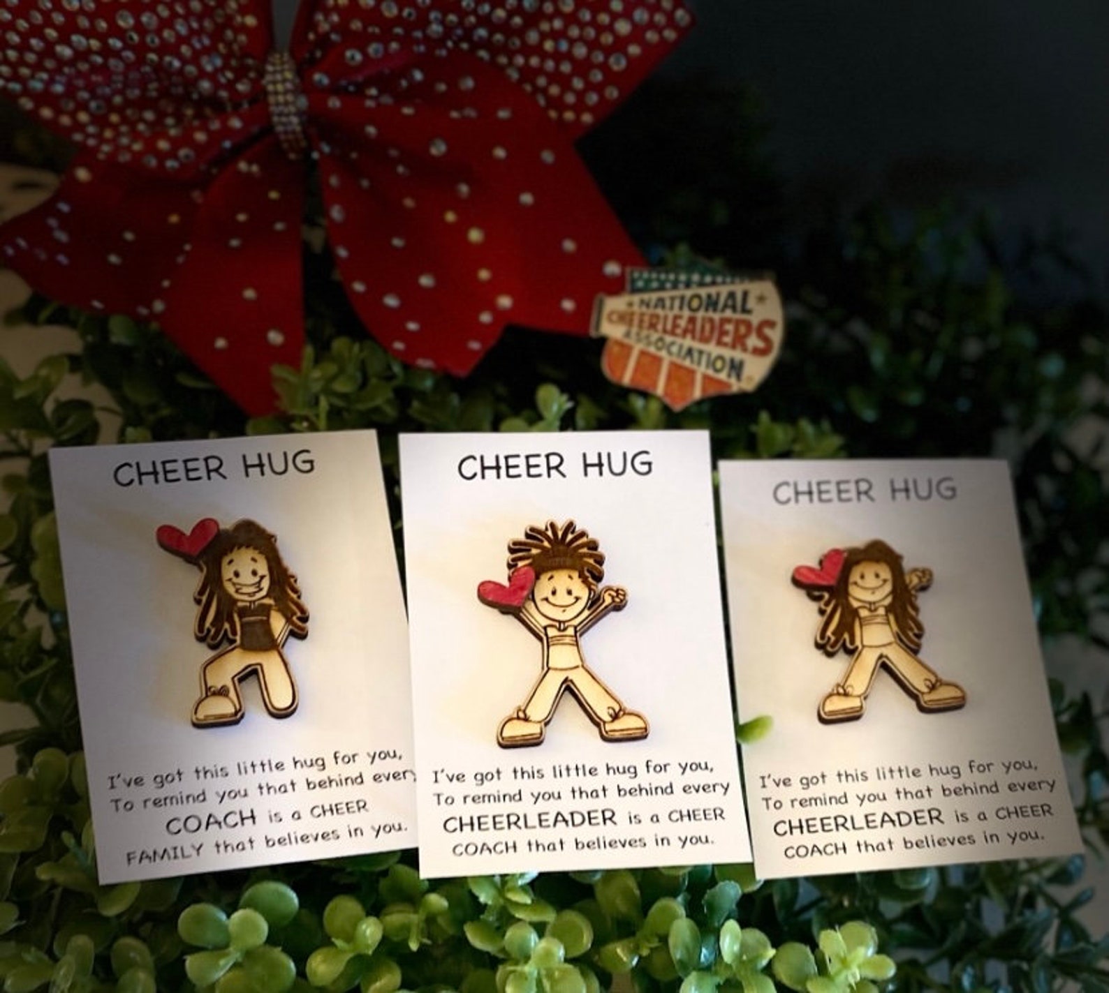 Cheer Hug Pins - Etsy
