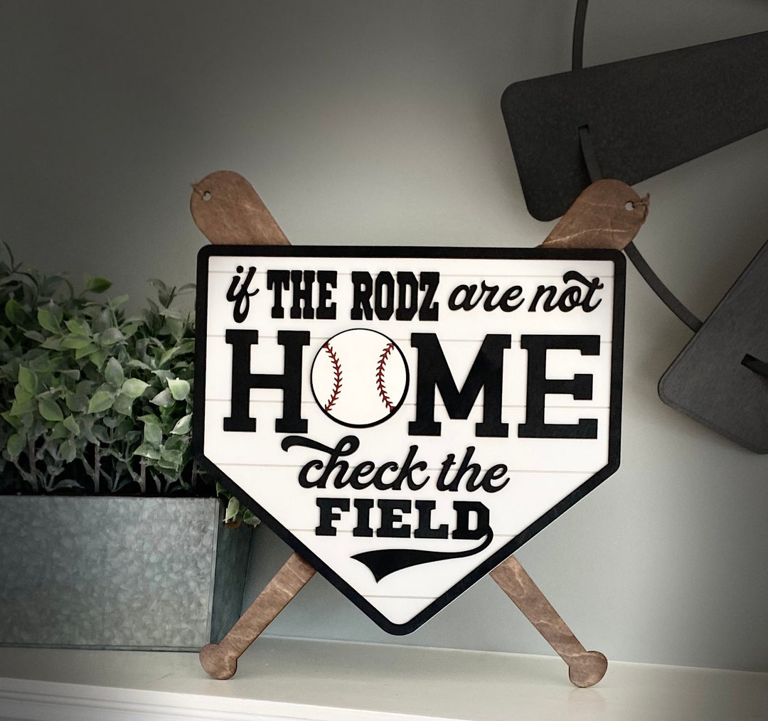 Personalized Baseball Softball Door Sign - Etsy