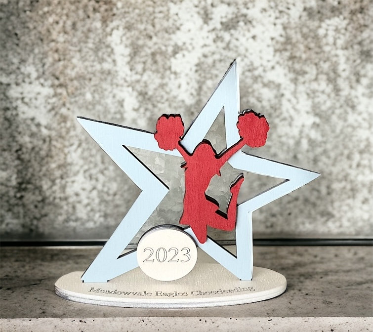 Custom Wooden Cheer Awards Gifts - Etsy