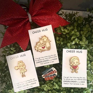 Cheer Hug Pins - Etsy