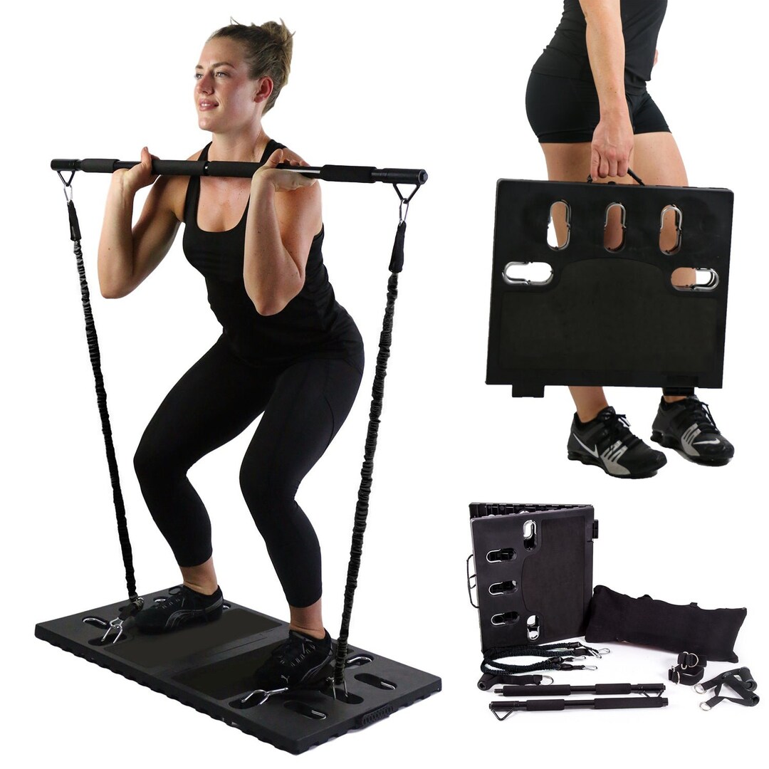 Full Portable Home Gym Workout With Resistance Bands - Etsy