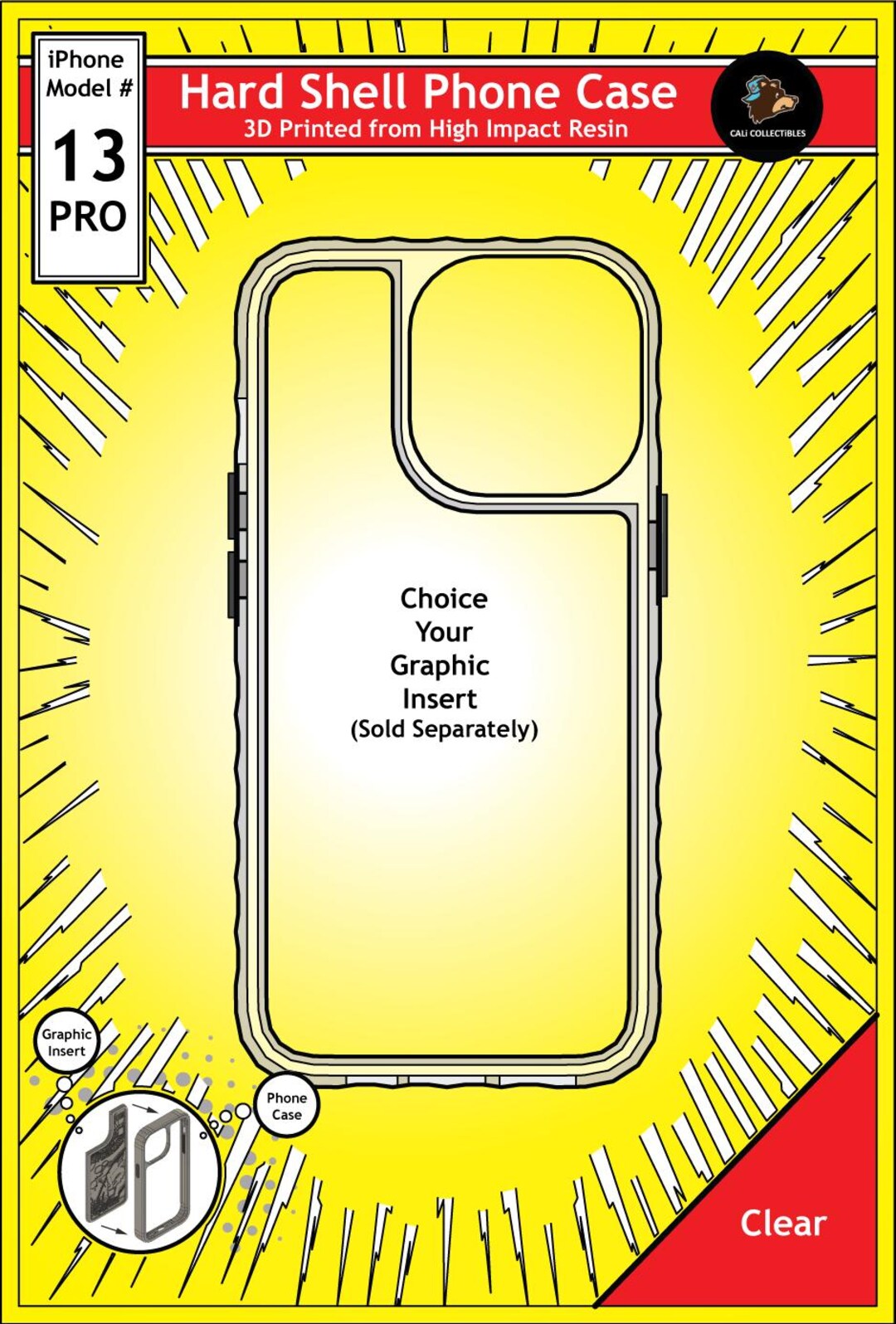 IPhone 13 Pro Hard Shell Case - Etsy