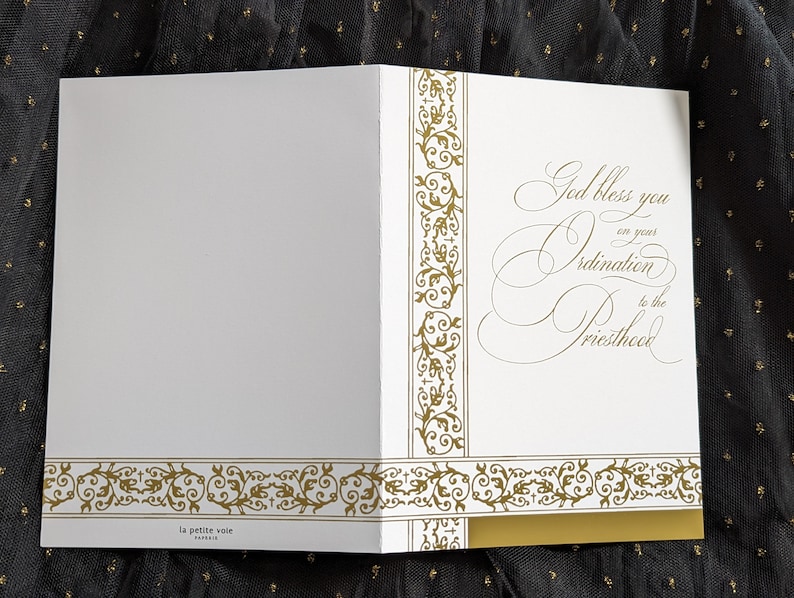 Priest Ordination Card God Bless You on Your Ordination to - Etsy