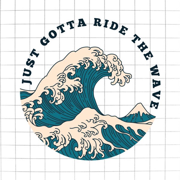 Dbt Ride the Wave - Etsy UK