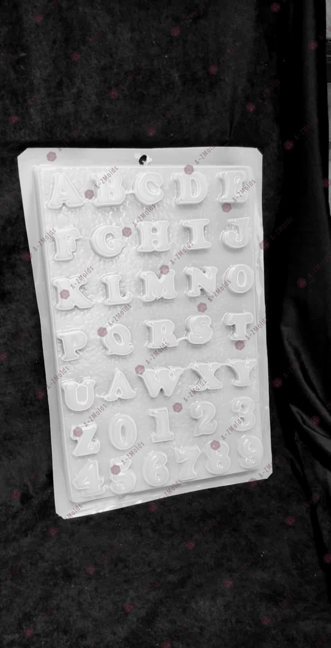 Abc & Numbers Mold , Molde De Abecedario Y Numeros - Etsy