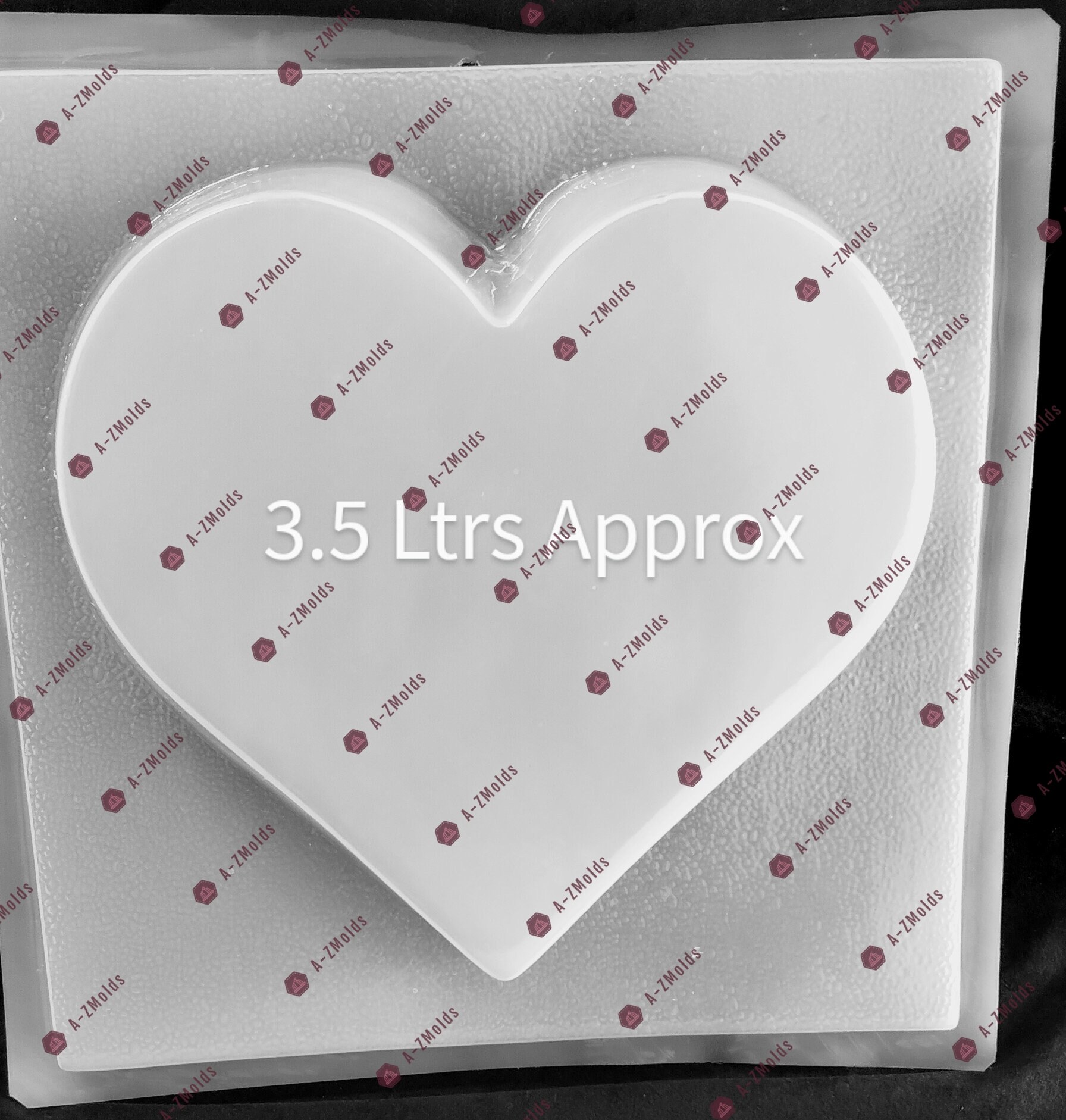 Molde De Corazon Grande , San Valentin, Valentine's Day 3L Approx ...