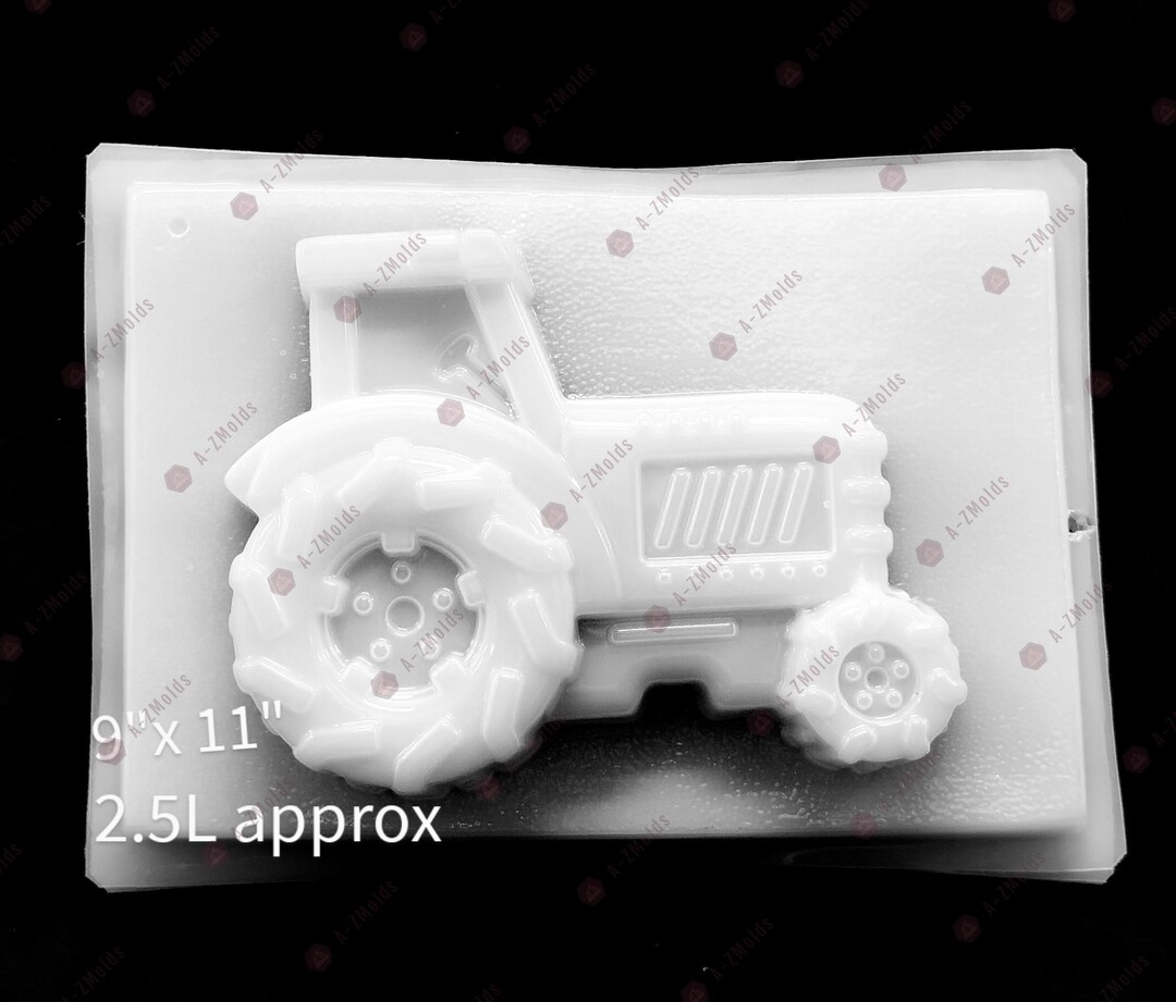 Farm Tractor Mold, Agriculture Mold, Chocolate, Gelatina, Plaster Etc ...