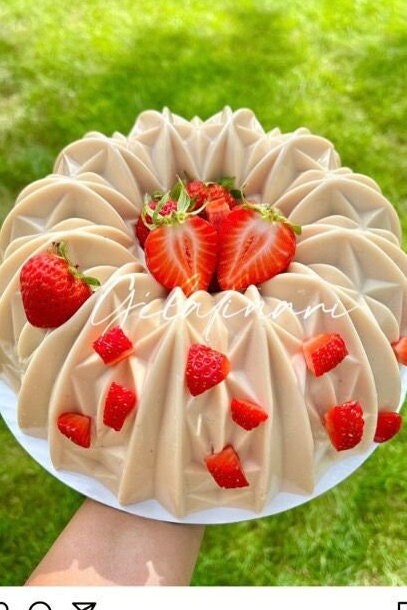 Molde De Gelatina Redondo Rosca 2L Con X Approx, Circle Jello, Pudding ...