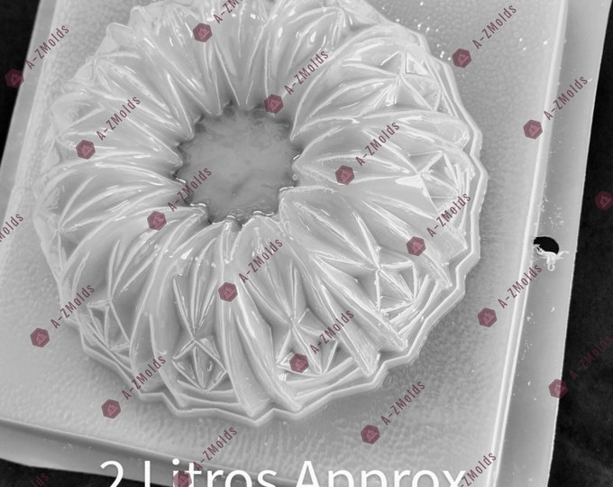 Molde De Gelatina Redondo Rosca 2L Con X Approx, Circle Jello, Pudding ...