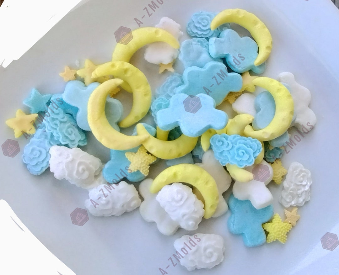Twinkie Little Star, Cloud Fondant Toppers - Etsy