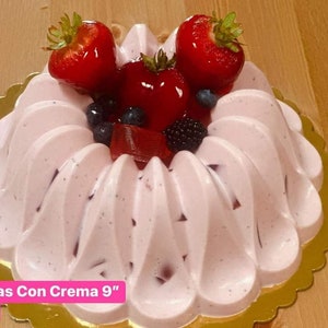 Molde De Gelatina Redondo Rosca 1.5L Approx, Circle Jello Mold 4 - Etsy