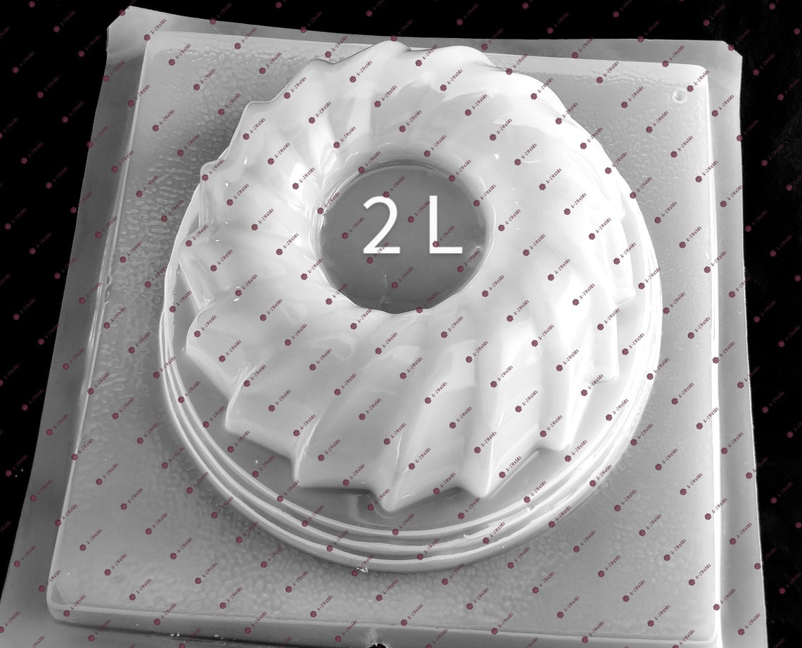 Molde De Gelatina Redondo Rosca 2L Approx, Circle Jello Mold - Etsy